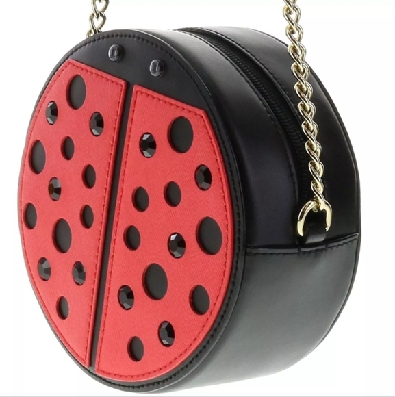 kate spade | Bags | Kate Spade Leaf Cherry Terrace Micha Ladybug ...